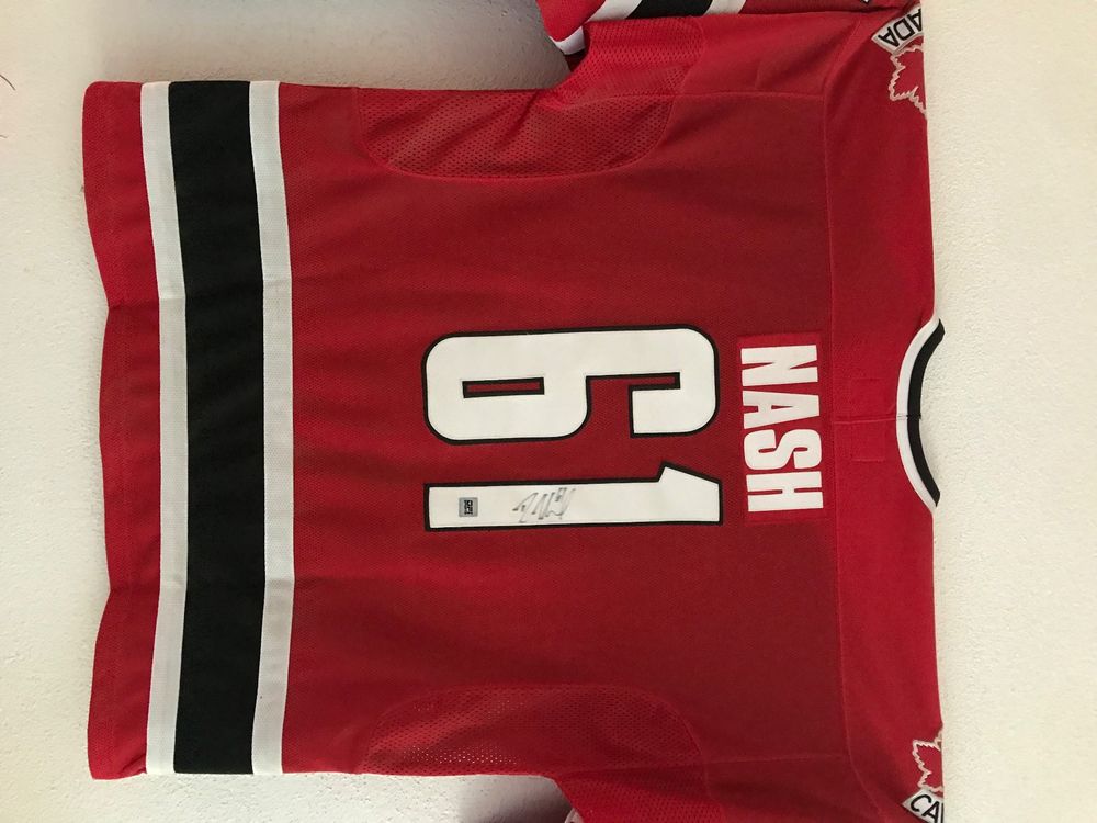 Rick Nash Team canada Jersey signed xl top | Kaufen auf Ricardo