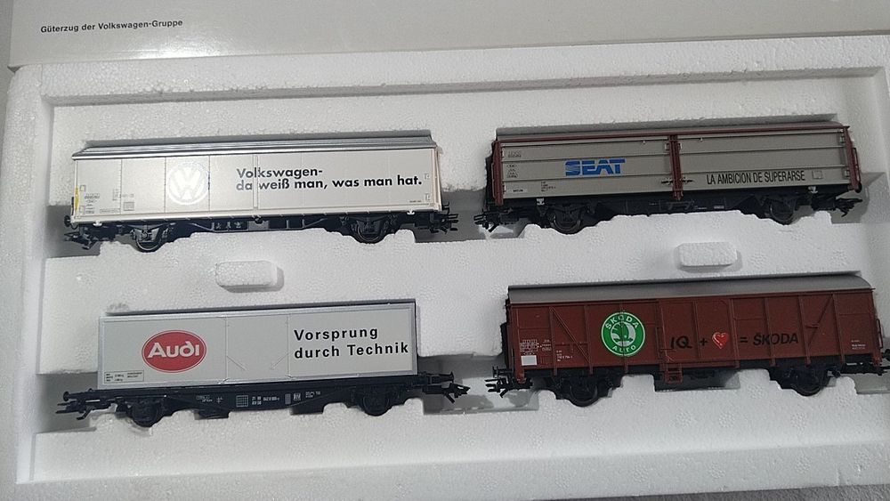 Märklin 84578 Wagenset Güterzug der Volkswagen- Gruppe | Kaufen auf Ricardo