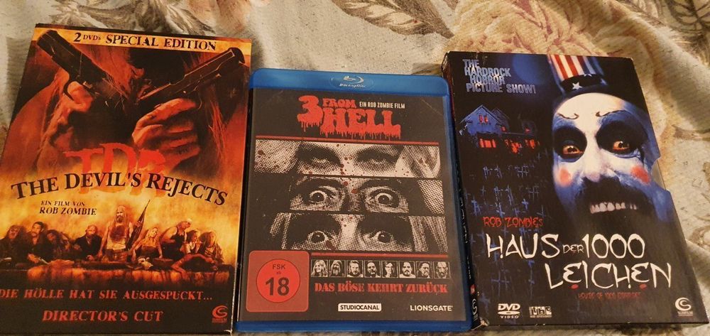 3 Rob Zombie Klassiker Dvd / Blueray (Gebraucht) in Zürich für CHF 36 ...