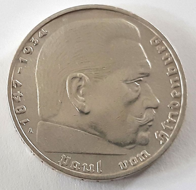 Deutsches Reich - 2 Reichsmark 1937 A (Gebraucht) in Ebikon für CHF 8 – mit Lieferung auf ...