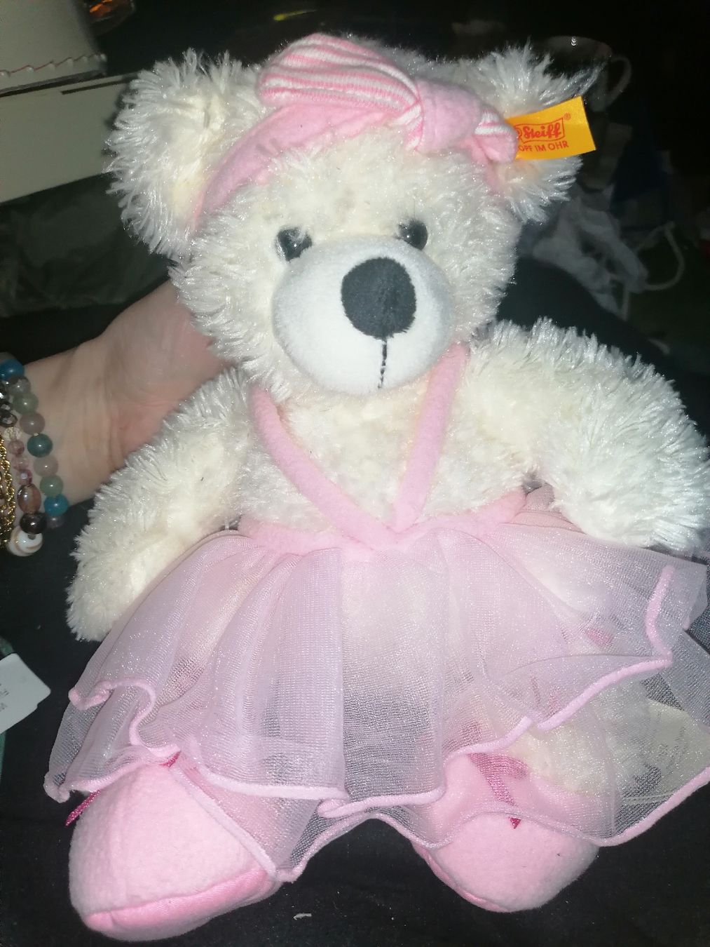 Steiff Teddy Lotte Ballerina, 28 cm, mit Koffer, Top! (Neu (gemäss ...