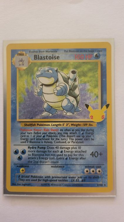Blastoise édition 25 ans | Kaufen auf Ricardo