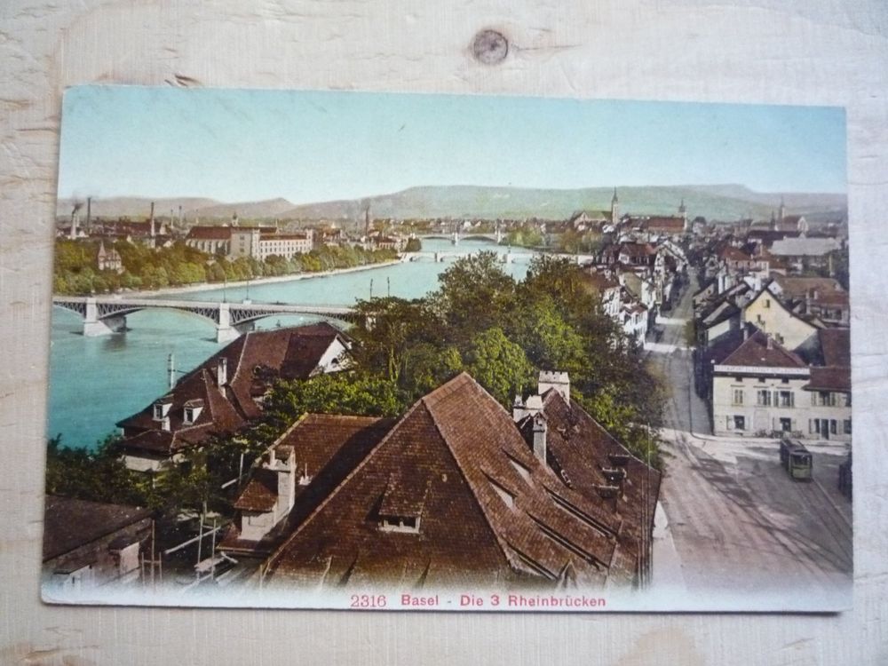 Basel - die 3 Rheinbrücken, 2316 | Kaufen auf Ricardo