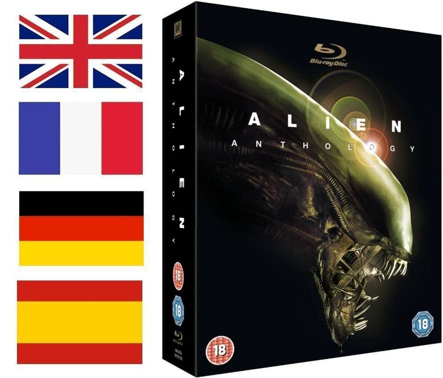 ALIEN Anthology (1979-97) Limited Edition/6-Blu-ray-Boxset (Gebraucht ...