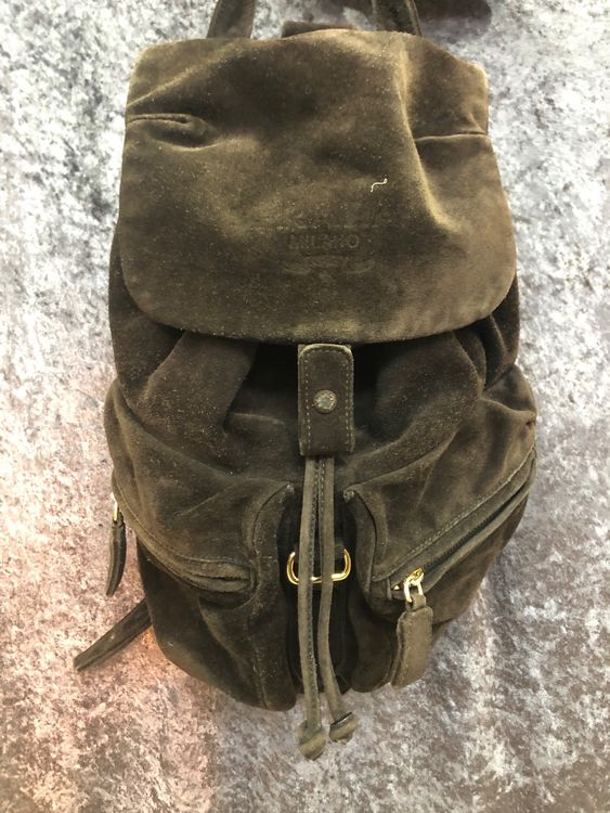 PRADA BLACK SUEDE BACKPACK | Kaufen auf Ricardo