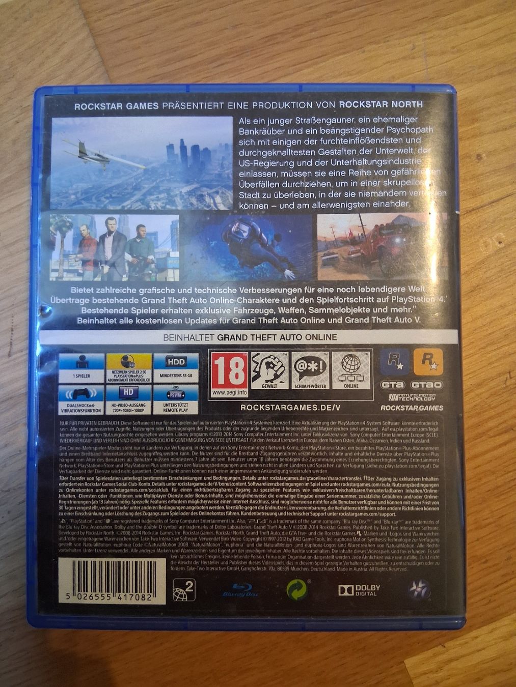 Grand Theft Auto (GTA) V, GTA 5 - PS4 - Top Zustand! (D'occasion) à St ...