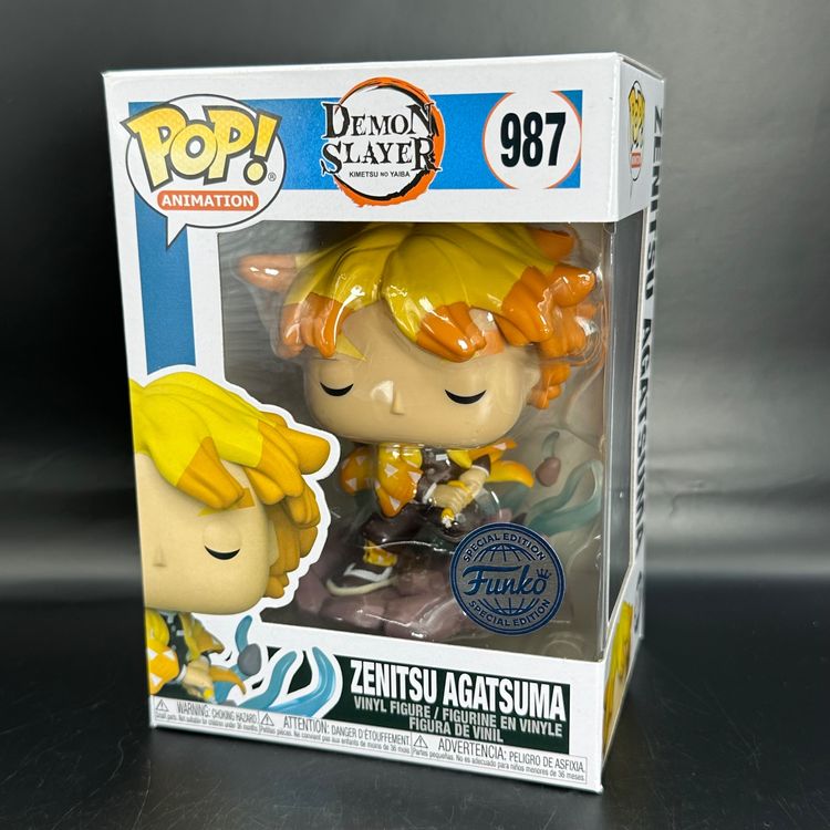 Funko Pop Demon Slayer Zenitsu Agatsuma 987 Special (Gebraucht) in ...