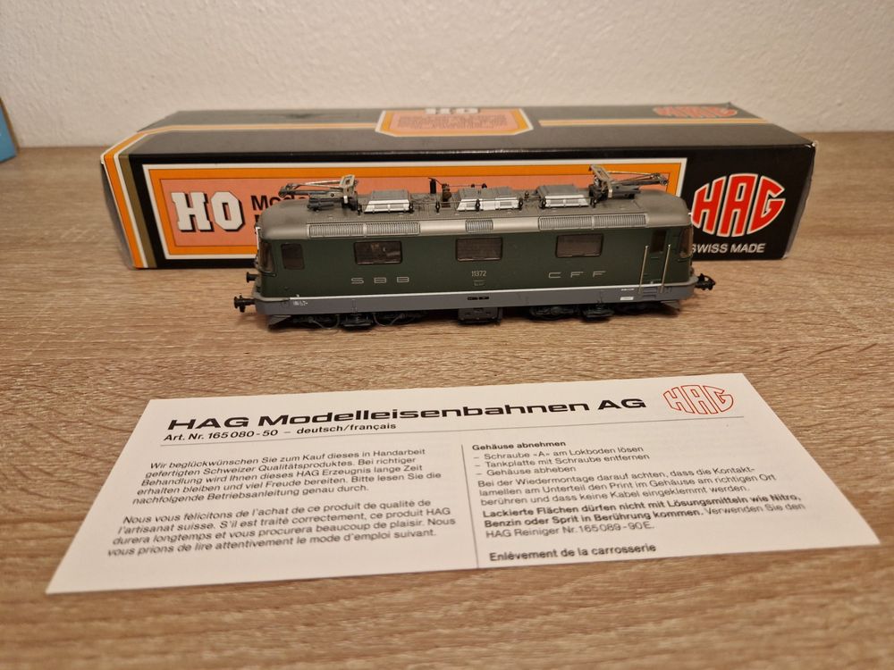 Hag 167 E-Lok 11372 Re 4/4 II SBB H0 (D'occasion) à St-Aubin-Sauges ...