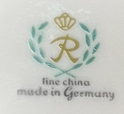 Fine China R Made in Germany 4 Schälchen Rosen Gold Dekor (Neu (gemäss ...