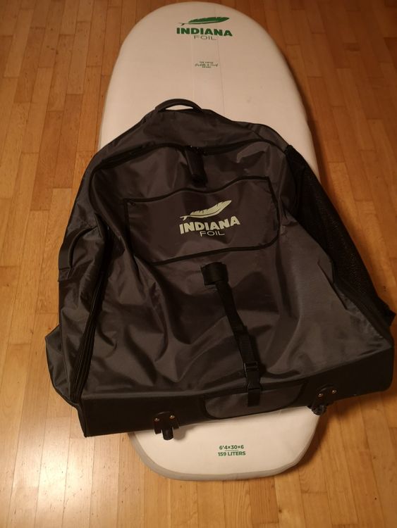 Indiana 6'4 Wing Foil Board 159 Liter(aufblasbar) mit Tasche (Gebraucht ...