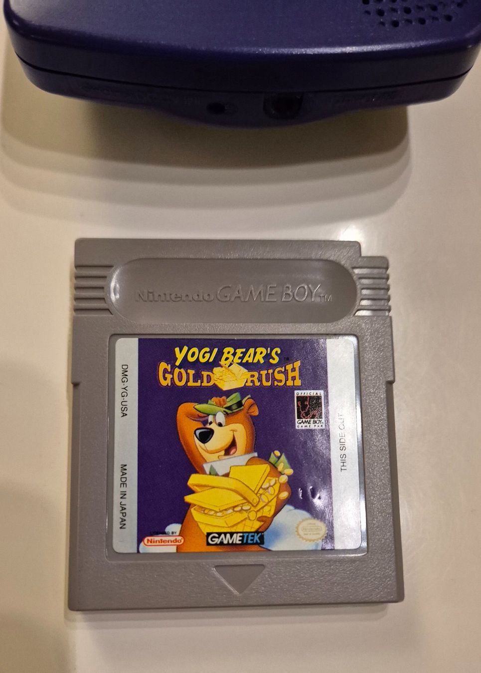 Console Game Boy color violet avec jeux Yogi Bear's (D'occasion) à ...