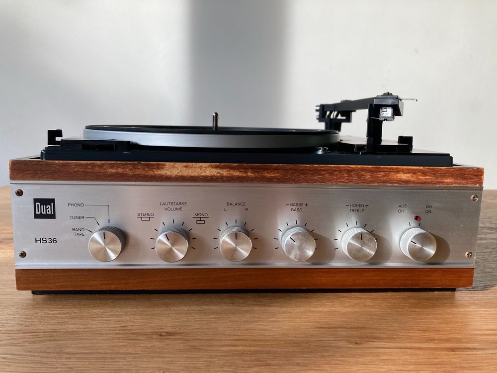 Plattenspieler Dual HS 36 mit integrierten Verstärker (Gebraucht) in ...