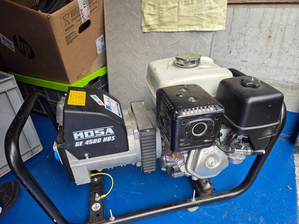 MOSA Stromerzeuger GE 4500 HBS, zuverlässig mit Hondamotor. (Gebraucht ...