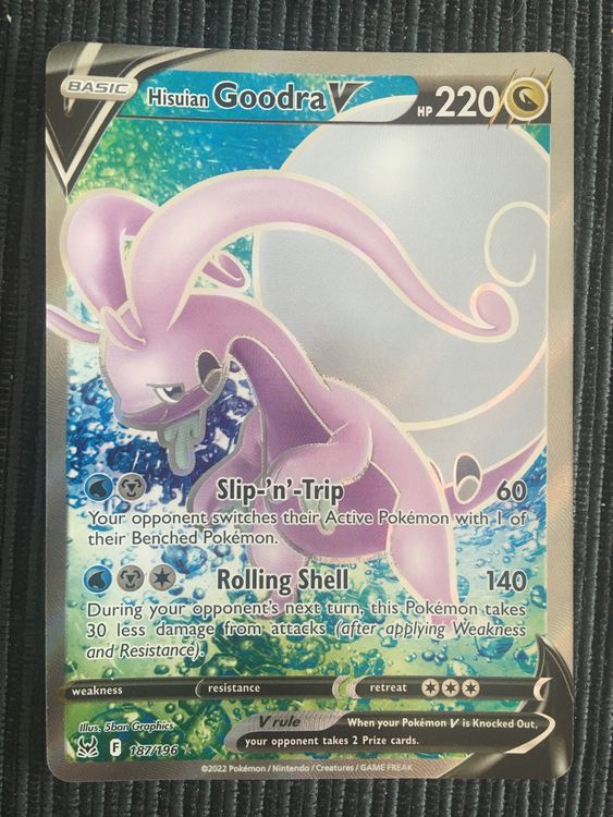 Pokemon Goodra V Fullart Lost Origin Englisch | Kaufen auf Ricardo