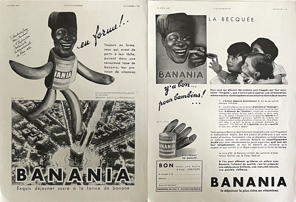 Cacao Banania - 9 publicités de 1930/37 | Kaufen auf Ricardo