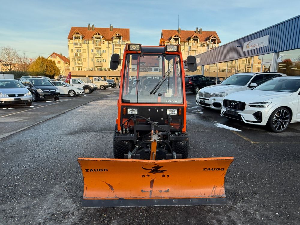 Traktor Holder C 2.40 mit Schneepflug Zaugg G3-160 (Gebraucht) in ...