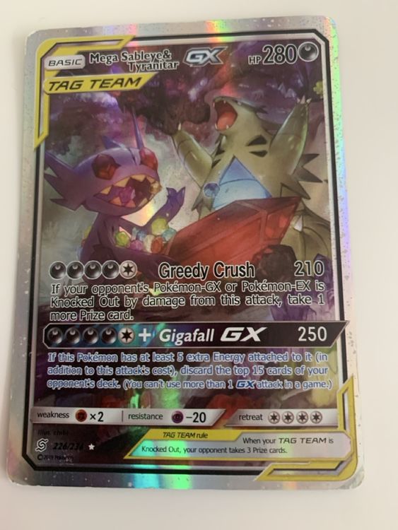 Pokemon Mega sableye & tyranitar GX tag team (Gebraucht) in Solothurn ...