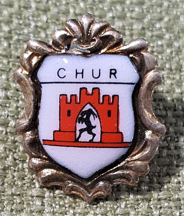O980 - Alter Souvenir Pin - Chur Wappen (Gebraucht) in Reinach BL für ...