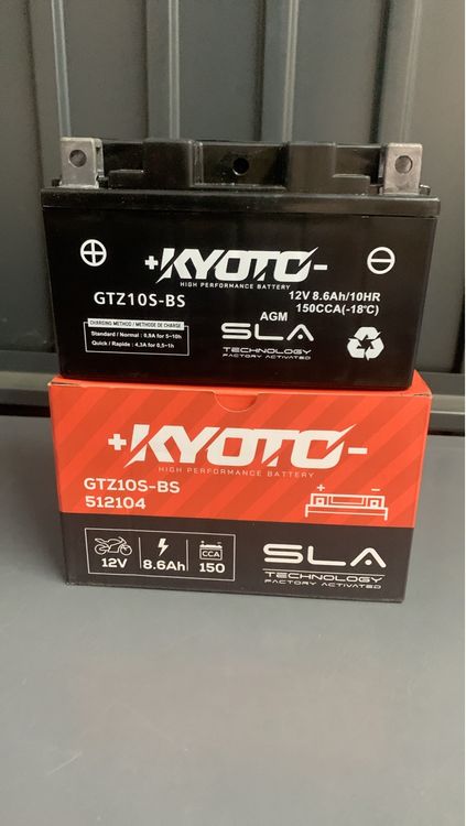 Kyoto GTZ10S-BS =Yuasa YTZ10S *MV BRUTALE/ HONDA/KTM DUKE * (Neu und ...
