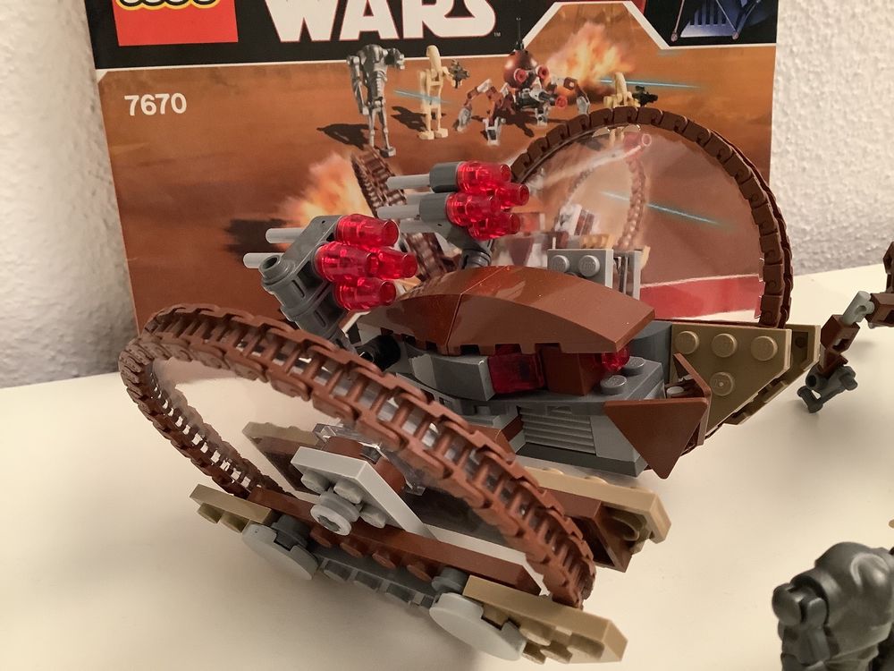 Lego StarWars Hailfire Droid & Spider Droid 7670 von 2008 | Kaufen auf ...