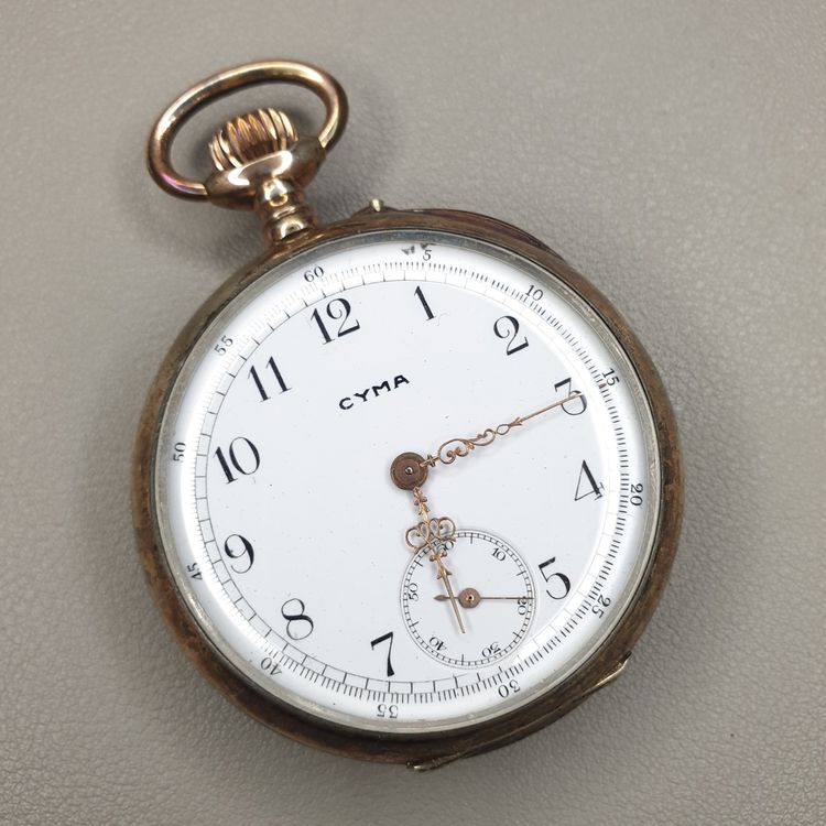 Cyma Tavannes Watch Silberne Taschenuhr (Gebraucht) in Neyruz FR für CHF 76 – mit Lieferung auf ...