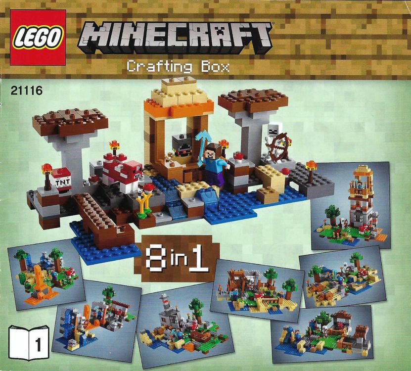 LEGO® 21116 Minecraft - 8 in 1 Crafting Box (Neu (gemäss Beschreibung ...