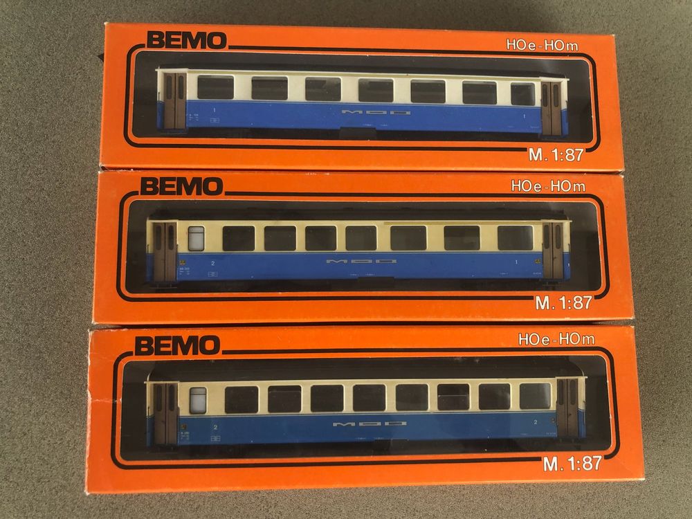 BEMO 3290 MOB 3 X Personenwagen HOm (Gebraucht) in Echandens für CHF 123 – mit Lieferung auf ...