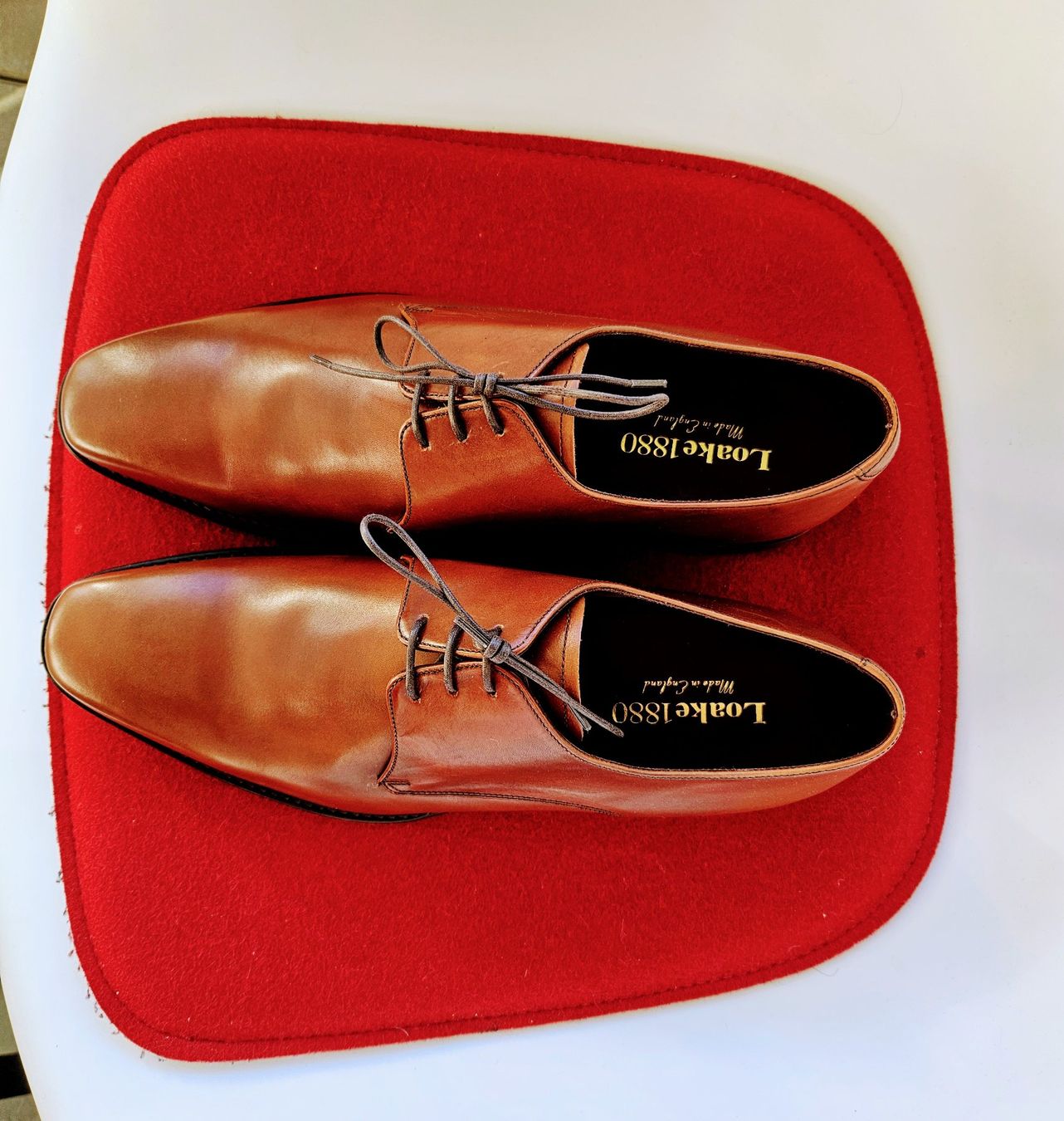Goodyear welted, Plain Derby, Loake 1880, Gr.10 UK/44 EU.Neu (Neuf avec ...