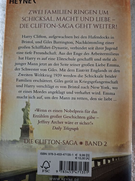 Jefferson Archer, Die Clifton Saga, alle 7 Band (Gebraucht) in ...