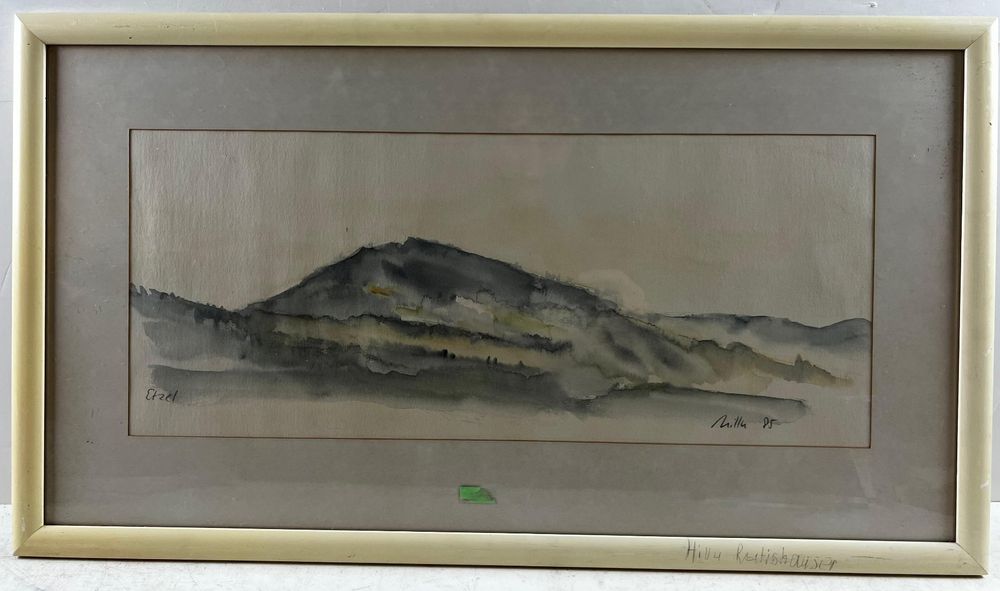 Berglandschaft Aquarell Handsigniert. | Kaufen auf Ricardo