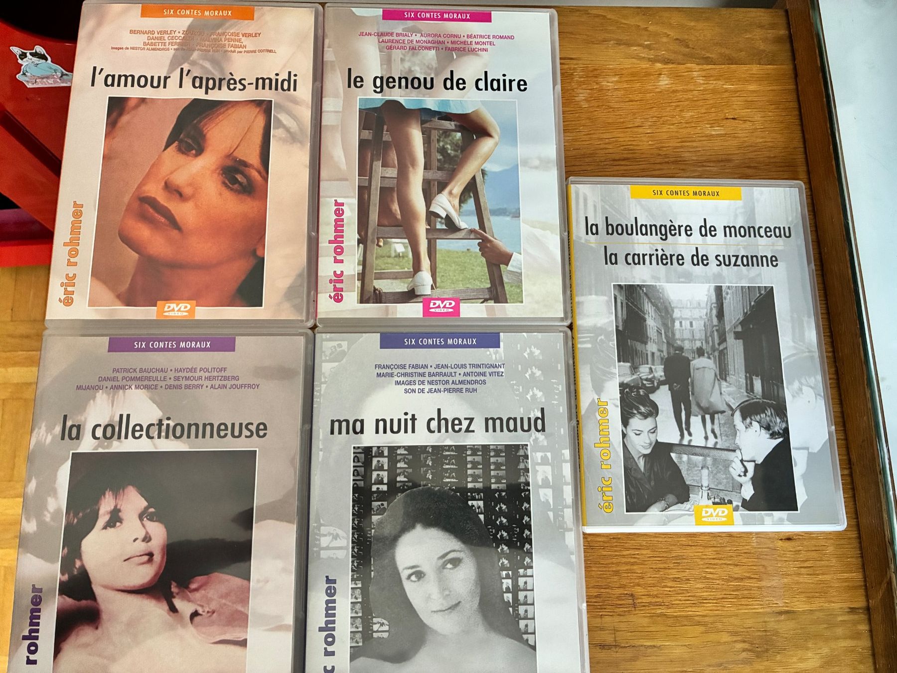 Lot de 5 DVD Eric Rohmer : Six Contes Moraux (DVD SLIM) (Gebraucht) in ...