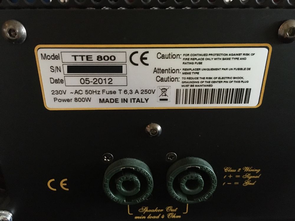 MarkBass TT800, 800W (Made in Italy) (Neu (gemäss Beschreibung)) in ...