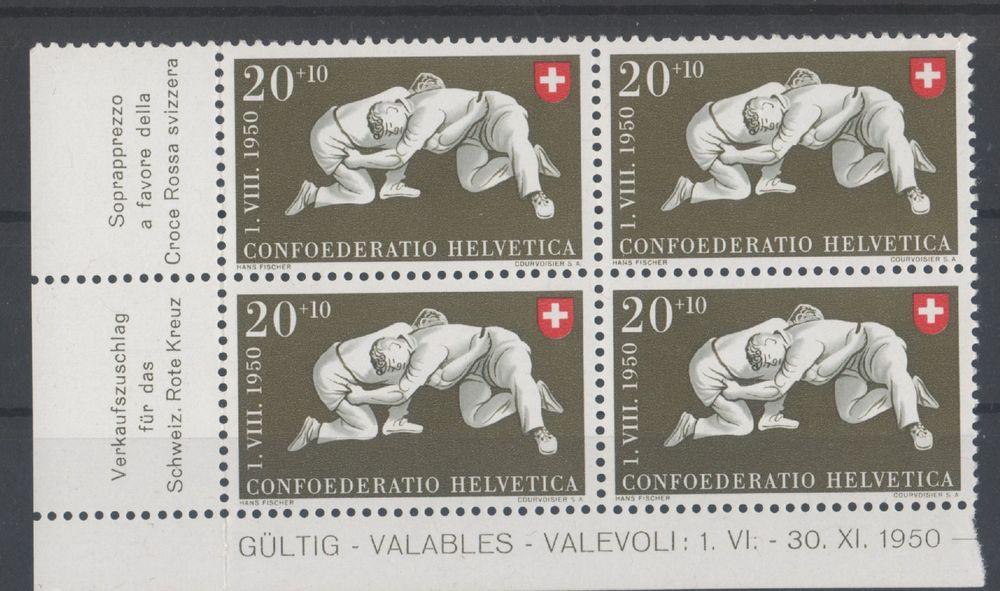 Viererblock PP 48 mit Rasterfehler Morse-O ** | Kaufen auf Ricardo