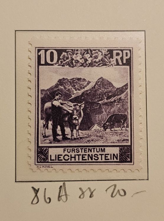 FL 86A ! POSTFRISCH ! KAT 20.-- ! (Neu (gemäss Beschreibung)) in Rombach für CHF 2 – mit ...