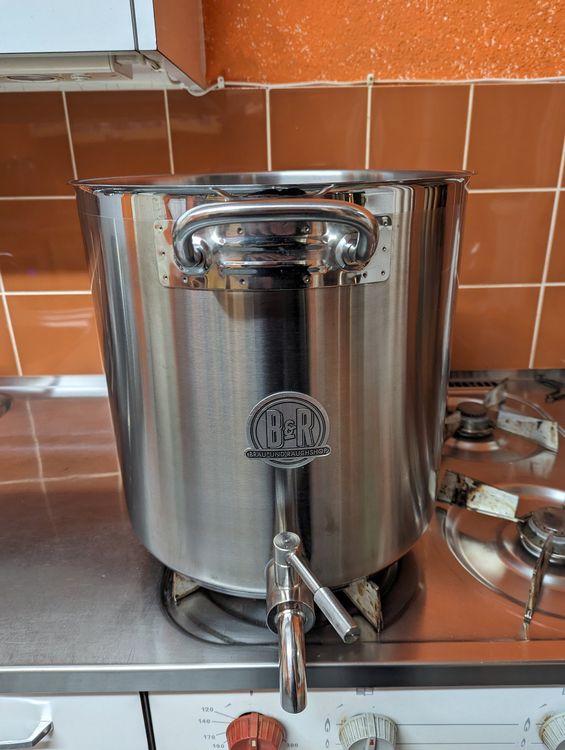 Braupfanne / Topf mit Hahn 25 Liter (Gebraucht) in Zürich für CHF 100 ...