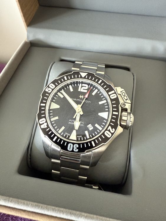Hamilton Khaki Navy Frogman – Automatique – 300m – Très bon (Gebraucht ...
