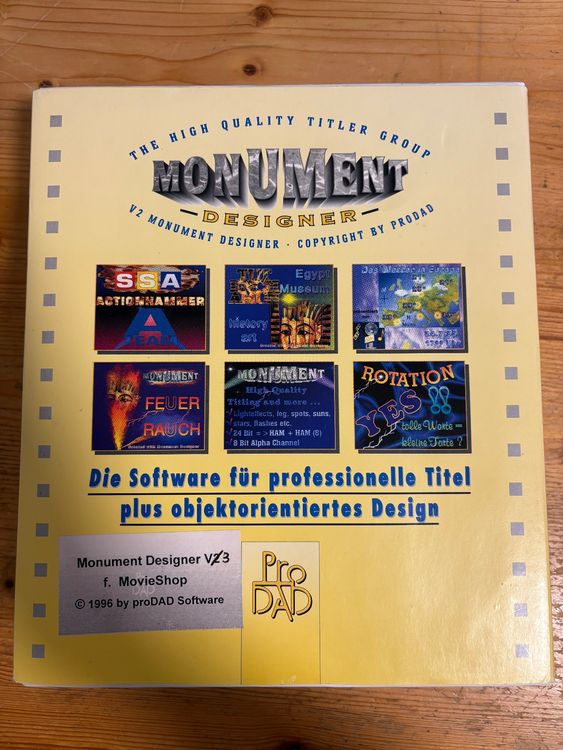Amiga Monument Designer V3 Big Box CIB – alle Disketten (Gebraucht) in Märstetten für CHF 149 ...