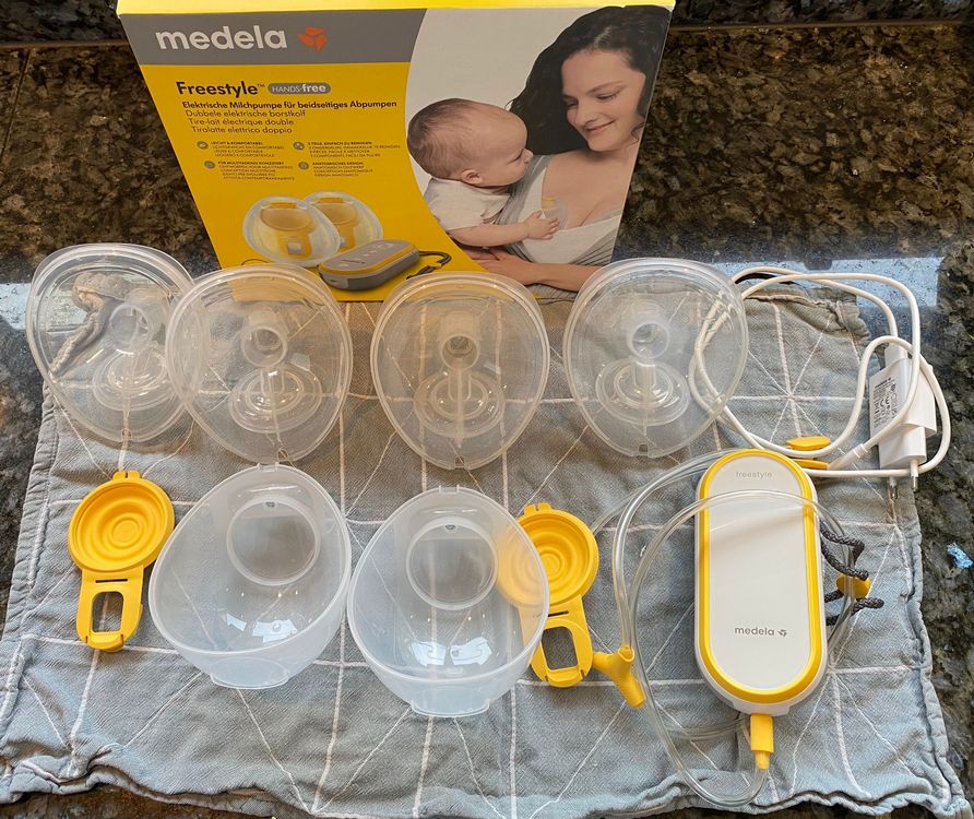MEDELA Freestyle Hands Free Elektrische Doppelmilchpumpe | Kaufen auf Ricardo
