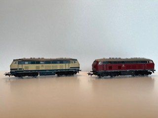 2 Märklin 3074/3075 DB Diesellok, Digital mit ESU Decoder (Neu (gemäss ...