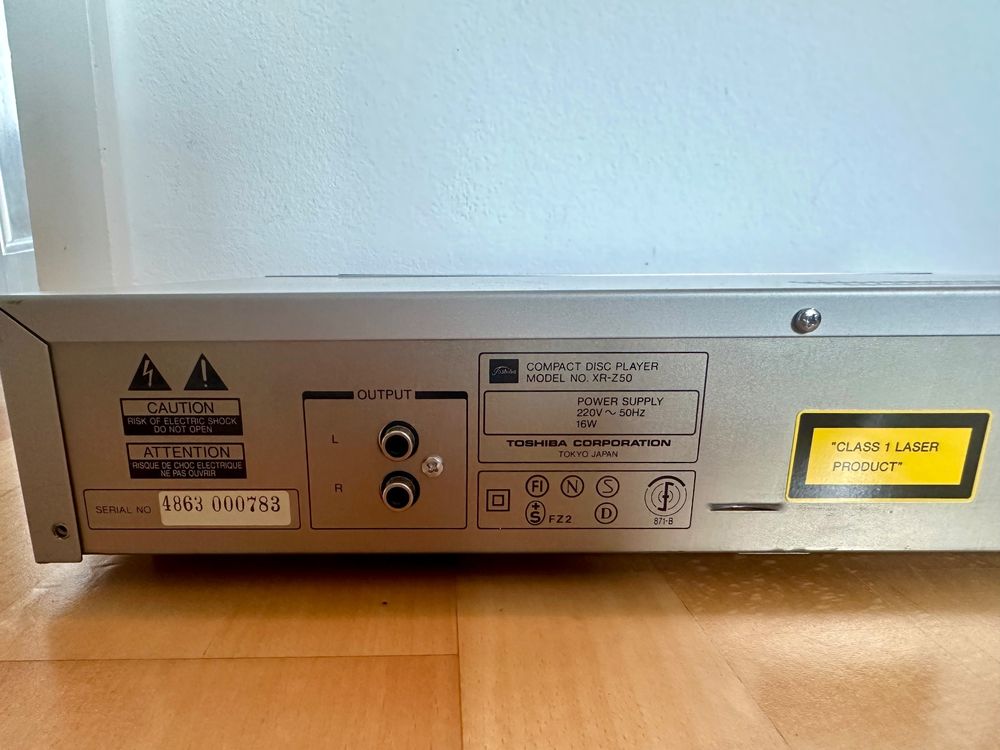 CD Player Toshiba XR-Z50 (Gebraucht) in Baden für CHF 90 – mit ...
