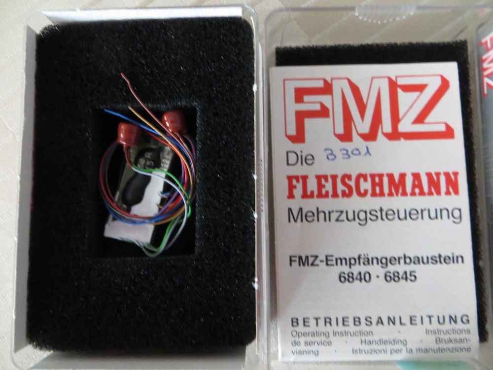2 Fleischmann FMZ-Empfängerbaustein (Lokdecoder) HO, 6840 (Neu und originalverpackt) in Wohlen ...