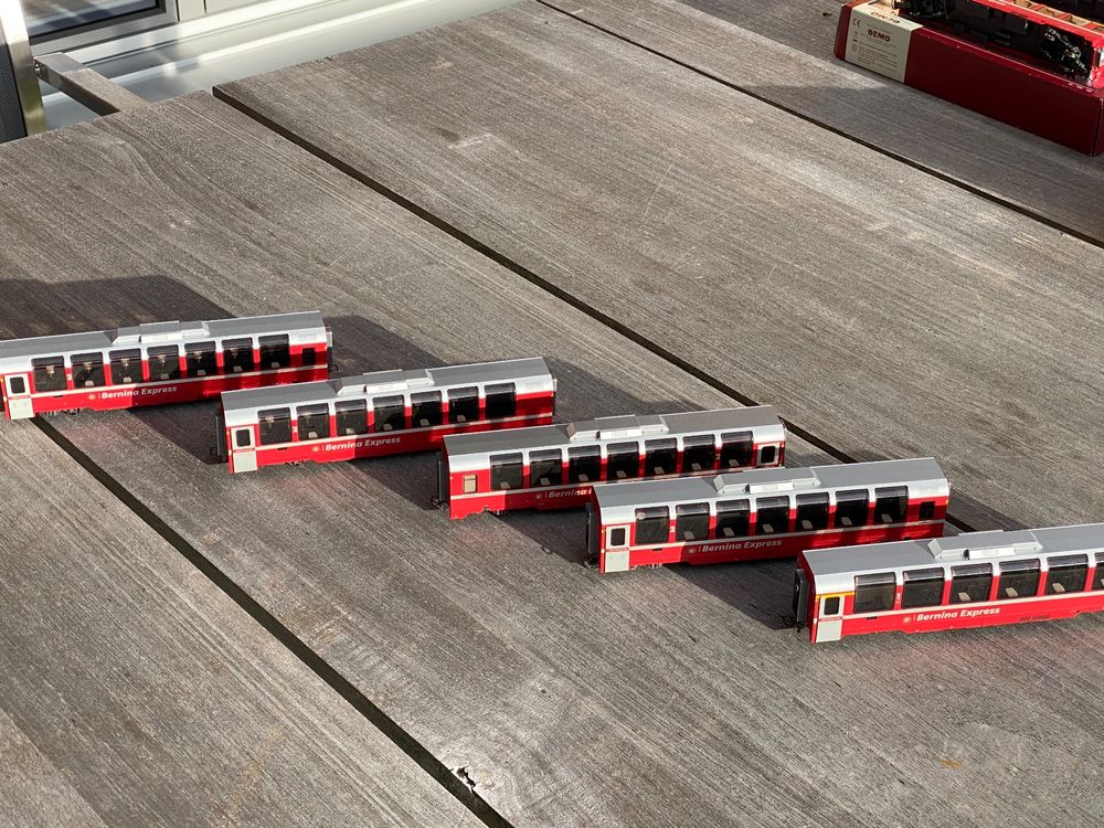 RhB Bemo Bernina Express Zug mit 5 Wagen neu (Neu (gemäss Beschreibung)) in Goldau für CHF 475 ...