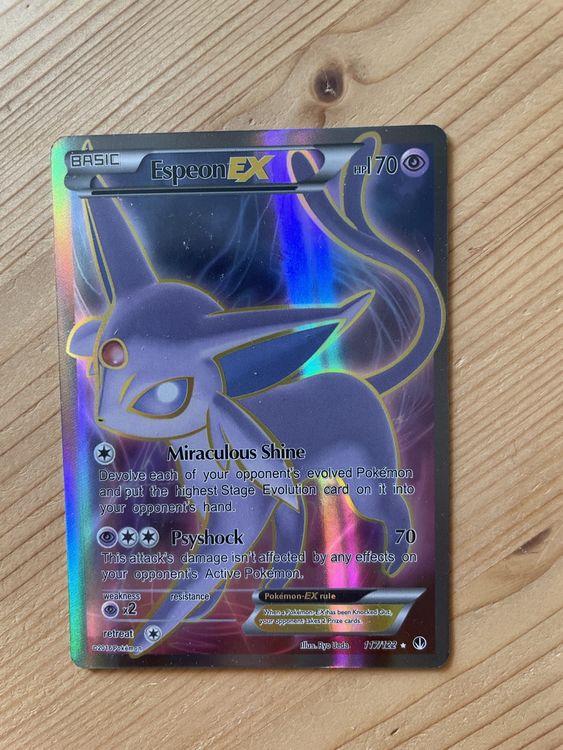 Pokémon Tradingcard „Espeon EX“ | Kaufen auf Ricardo