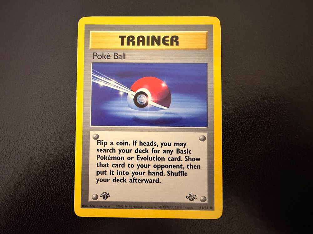 1. Edition Poké Ball Trainer 64/64 Jungle 1999 (Gebraucht) in Luzern ...
