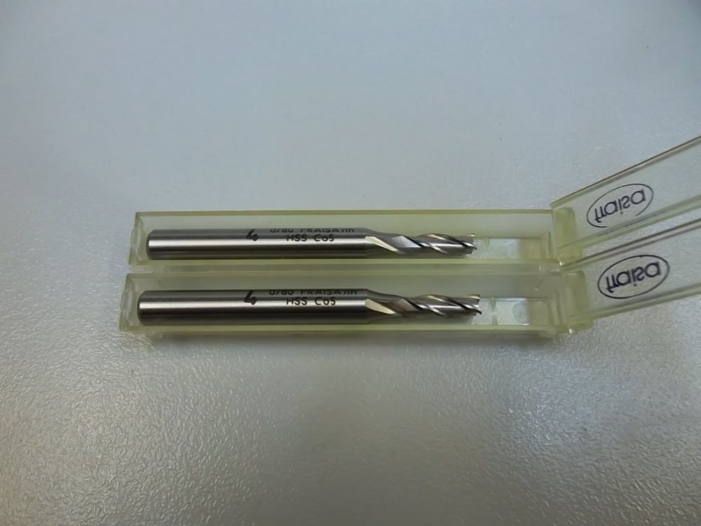 Fräser Schaftfräser HSS Ø 4 mm 2 Stk. (neu) | Kaufen auf Ricardo