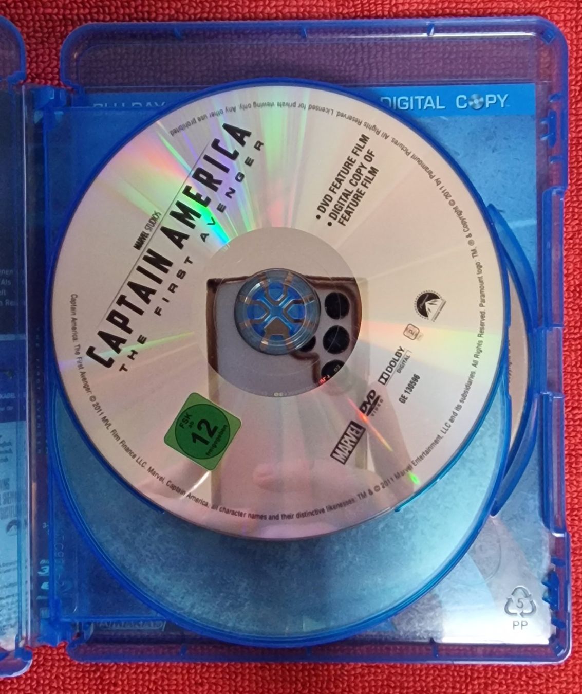 Captain America The First Avenger BluRay (2011) 3D & normal (Gebraucht ...