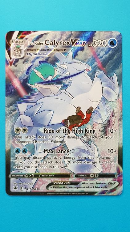 Ice Rider Calyrex VMAX – Trainer Gallery – Astral Radiance (Gebraucht ...