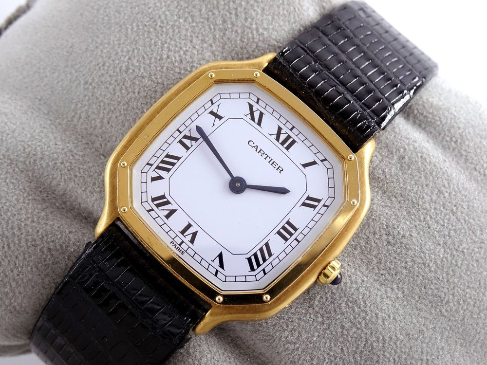 CARTIER PARIS TRIANON 18K HANDAUFZUG HERRENUHR (Gebraucht) in Zürich ...