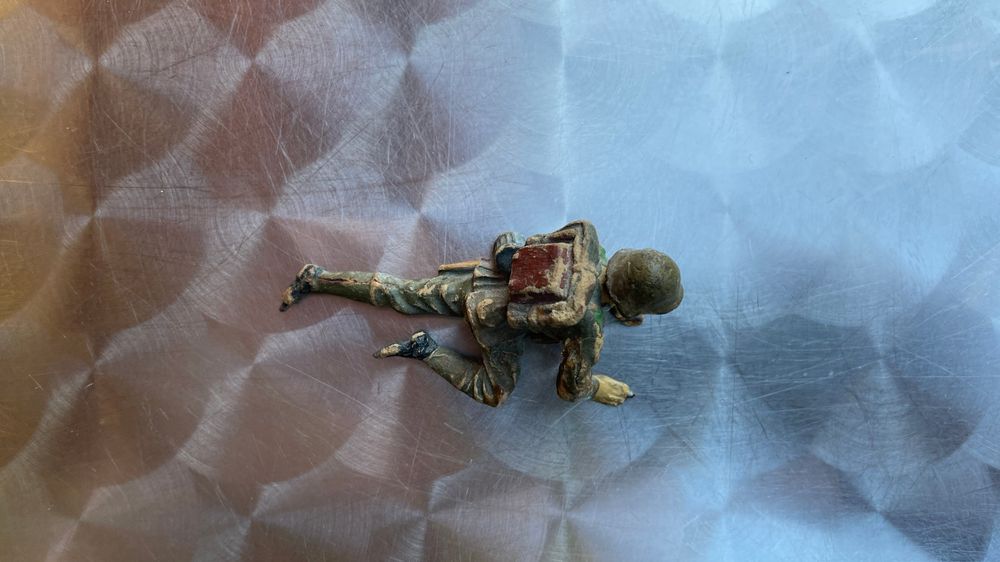 Schweiz Armee - Soldat beim robben - Elastolin Figur (Gebraucht) in Glattfelden für CHF 3.95 ...