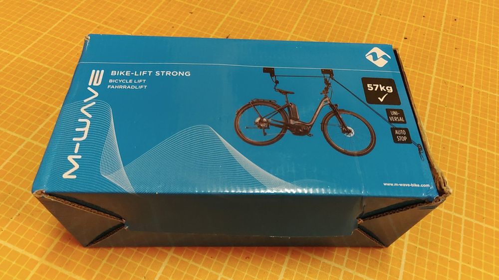 M-Wave Bike Lift Strong Fahrrad-Deckenhalter Lifter bis 57kg (D ...
